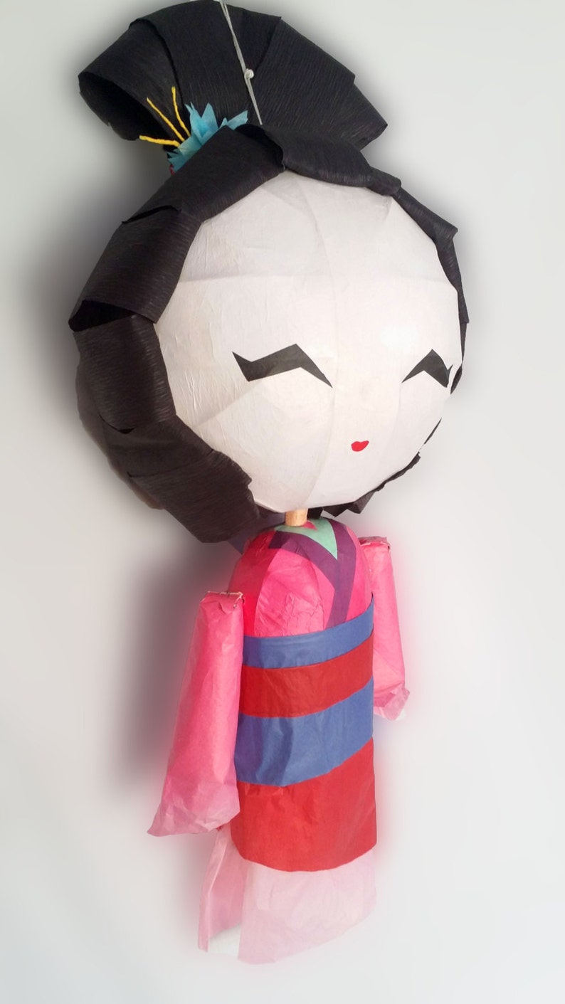 Beautiful Geisha Doll Princess Pinata | Etsy