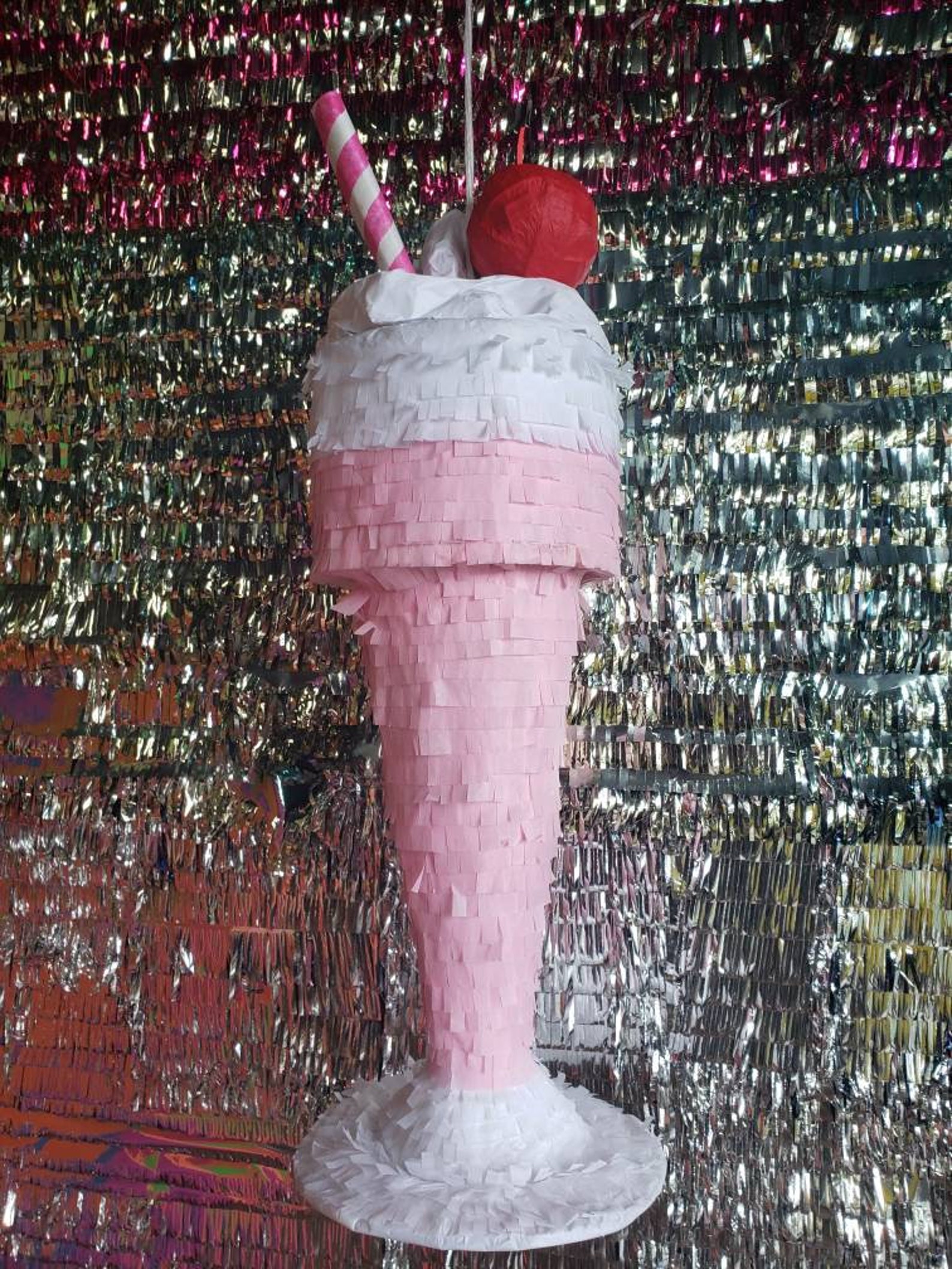 Handcrafted Milkshake Pinata | 50s Diner Party Decor - Etsy