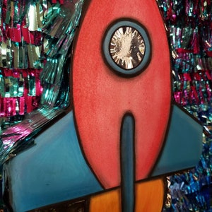 Pinata Rocket Ship | Space Pinata | Soace Party Decor | Outer Space ...