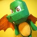 Green Dragon Pinata Party Game Centerpiece Decorations - Etsy