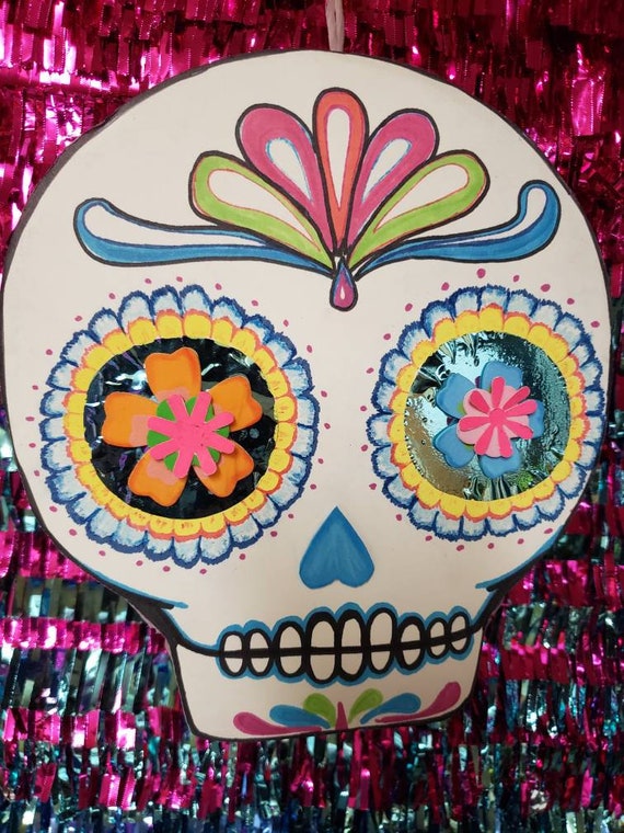 Day of the Dead Skull Pinata Day of the Dead Gift Day of | Etsy
