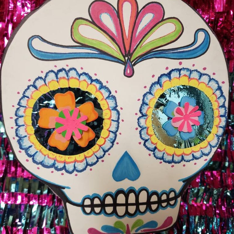 Sugar Skull Pinata - Etsy