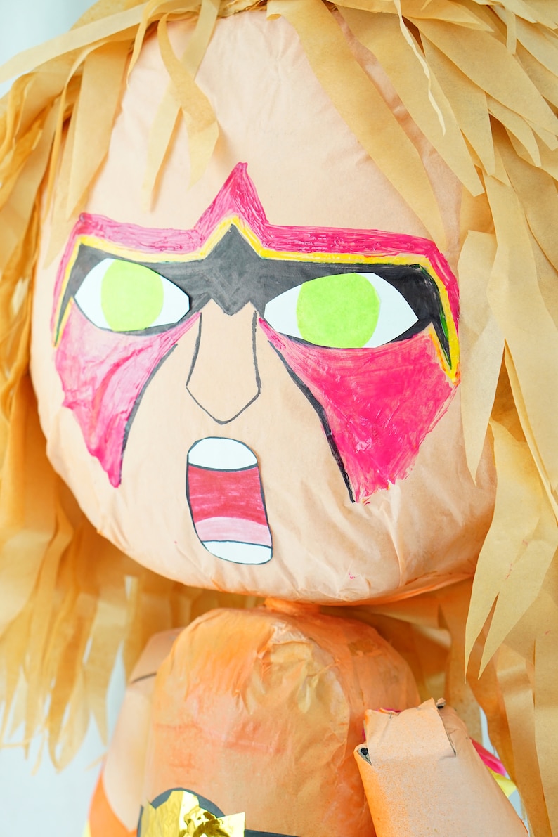 Wrestler Pinata Birthday Parties Movable Limbs | Etsy