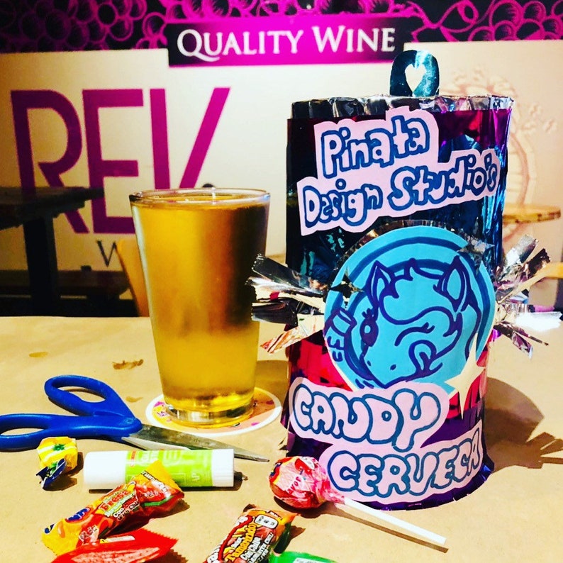 DIY Mini Beer Piñata Kit Perfect for Adults | Etsy