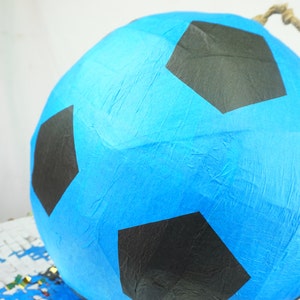 Handcrafted Soccer Ball Pinata | Sports Party Decor - Etsy