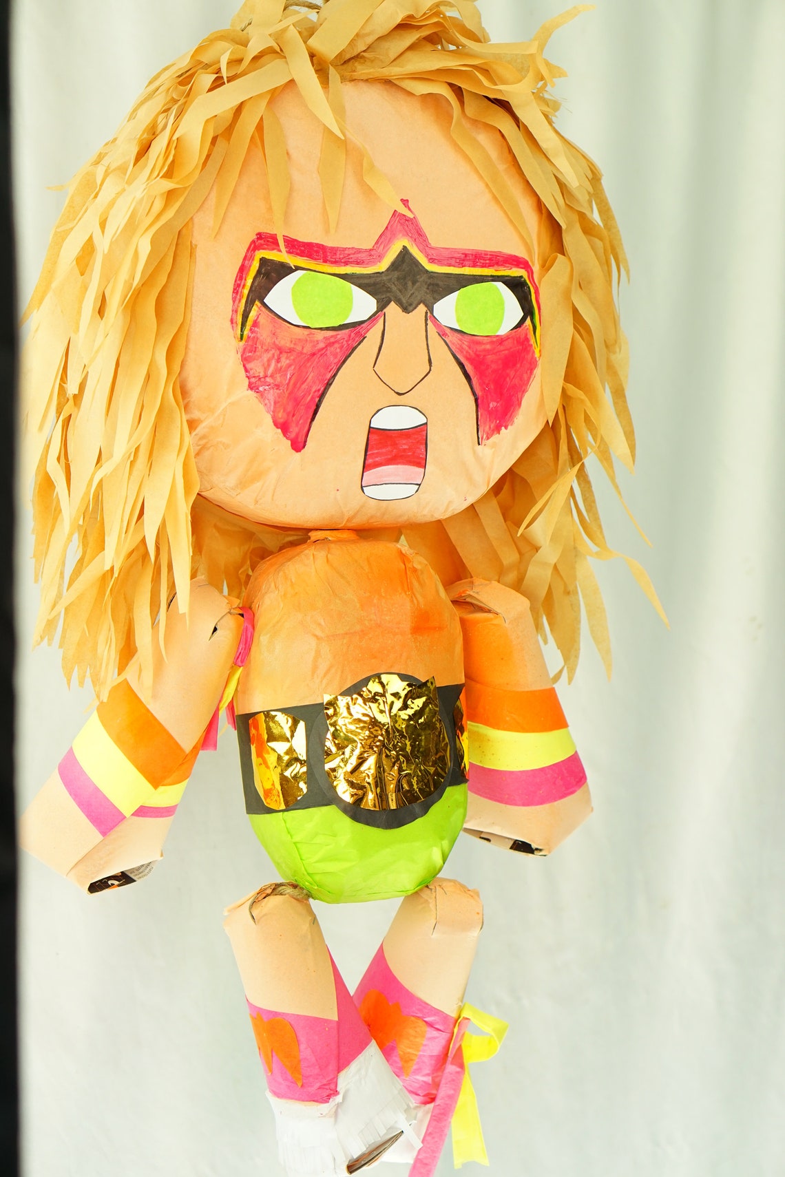 Wrestler Pinata Birthday Parties Movable Limbs | Etsy