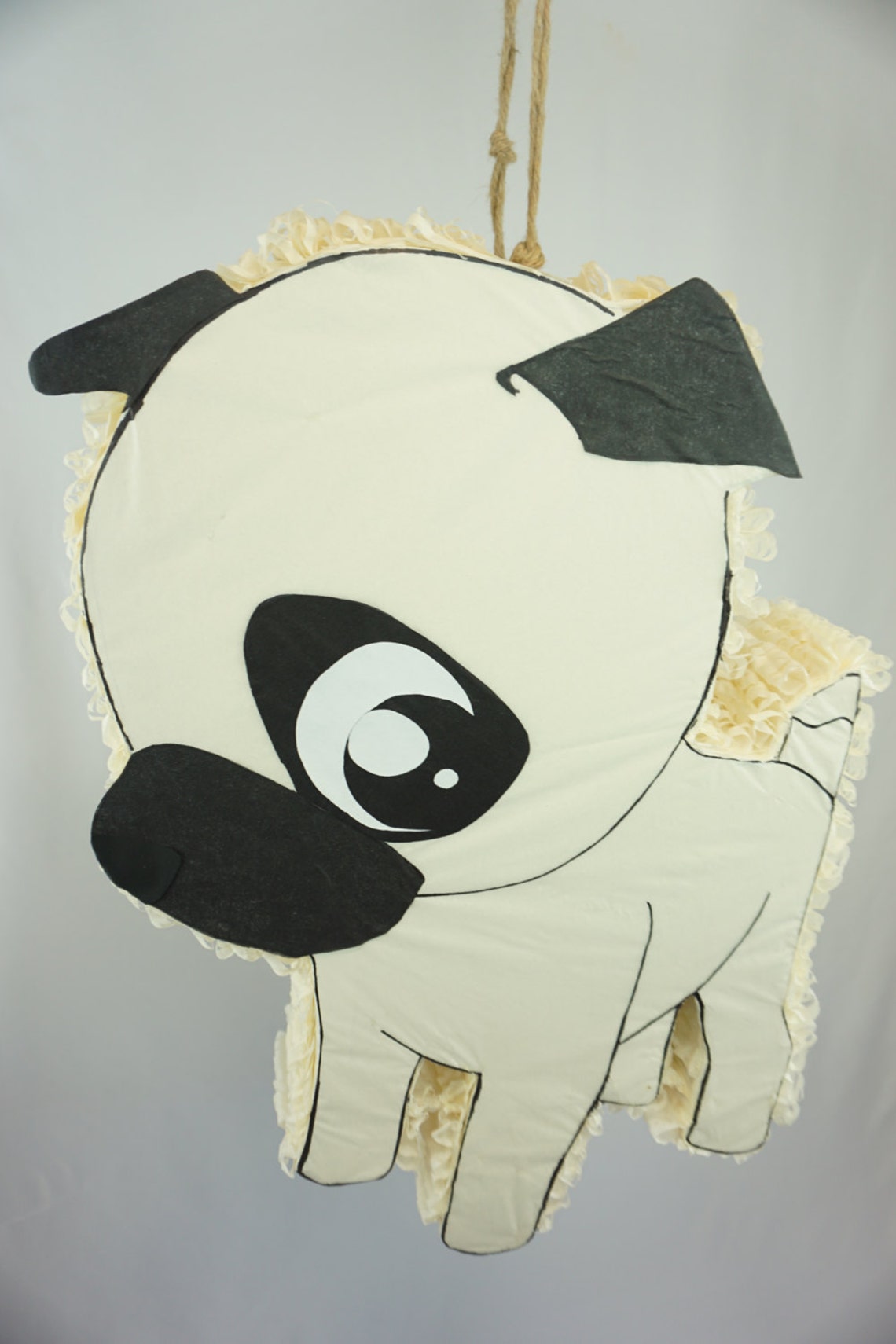 2D Pug Pinata | Dog Lovers Party Decor - Etsy