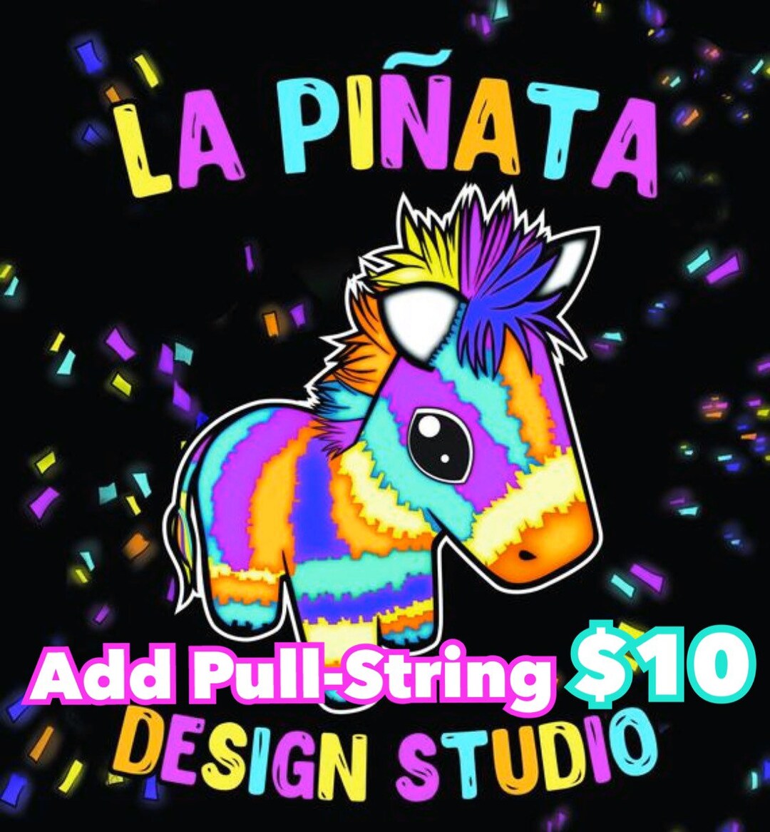 Pull-string Pinata Add on (add to Pinata Order) | Safe Pinata Game ...