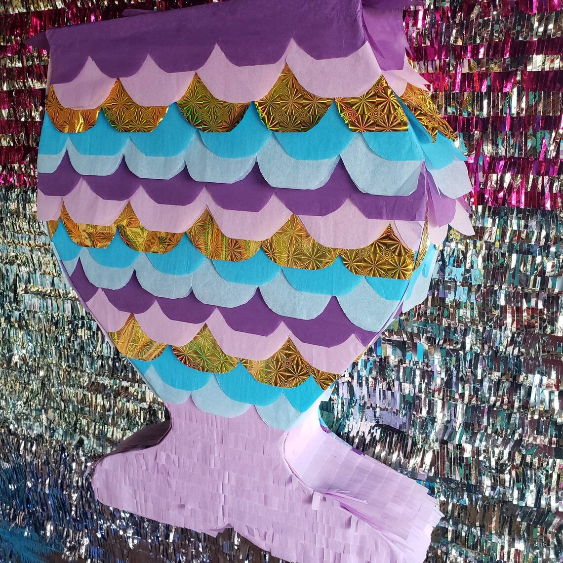 Baby Girl Mermaid Tail Piñata | Etsy