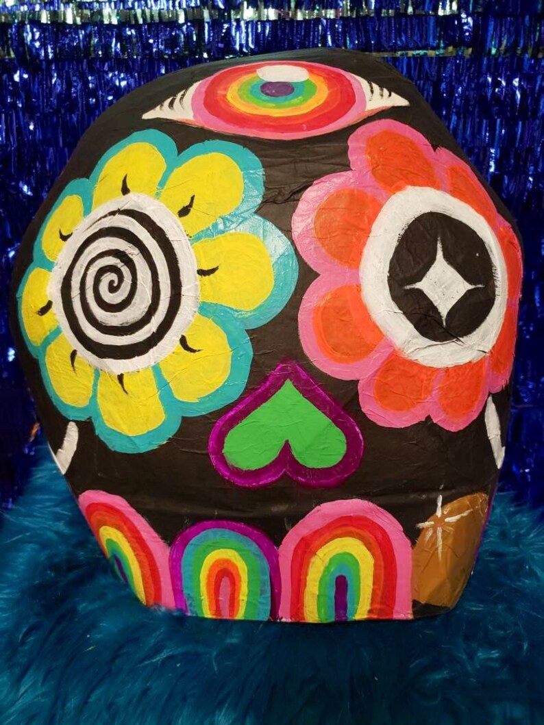 Day of the Dead Skull Pinata Day of the Dead Gift Day of - Etsy