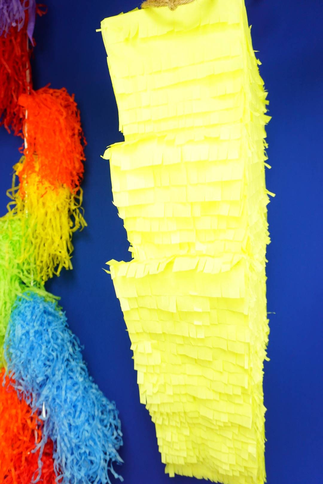 Handcrafted Neon Yellow Lightning Bolt Pinata | Custom Colors - Etsy