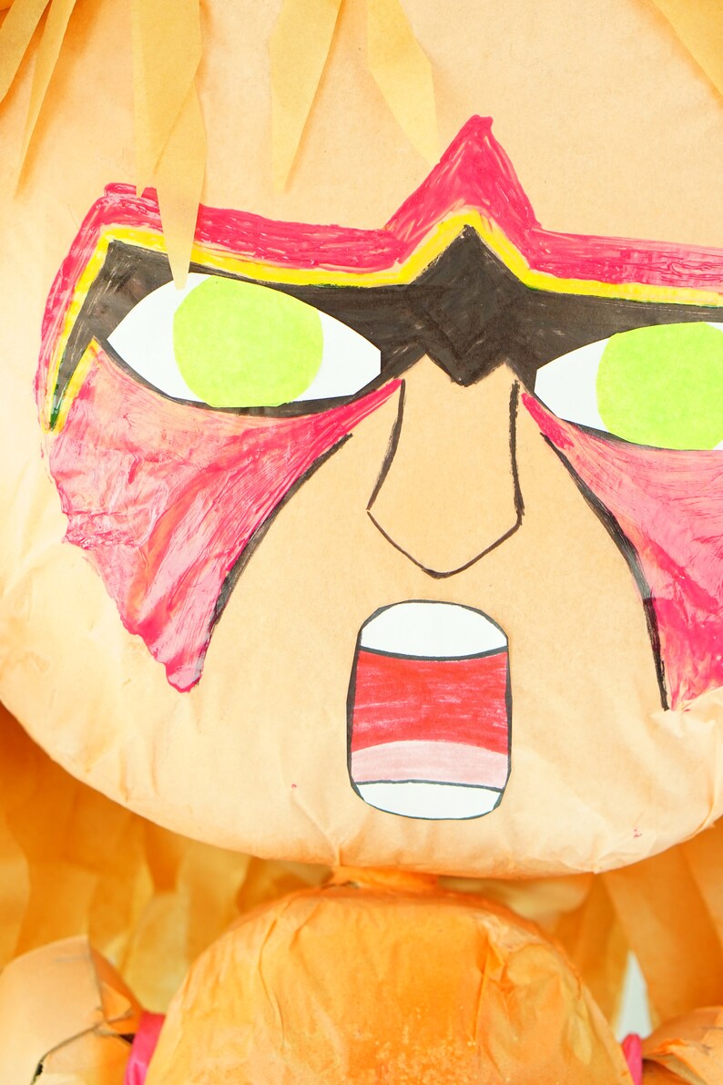 Wrestler Pinata Birthday Parties Movable Limbs | Etsy