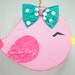2D Pink Bird Pinata Spring Party Cute Girl Party Bird Theme Bird Lovers ...