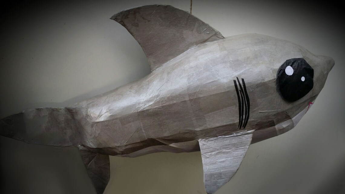 Designers Shark Pinata Fun Party Game Under the Sea Party | Etsy