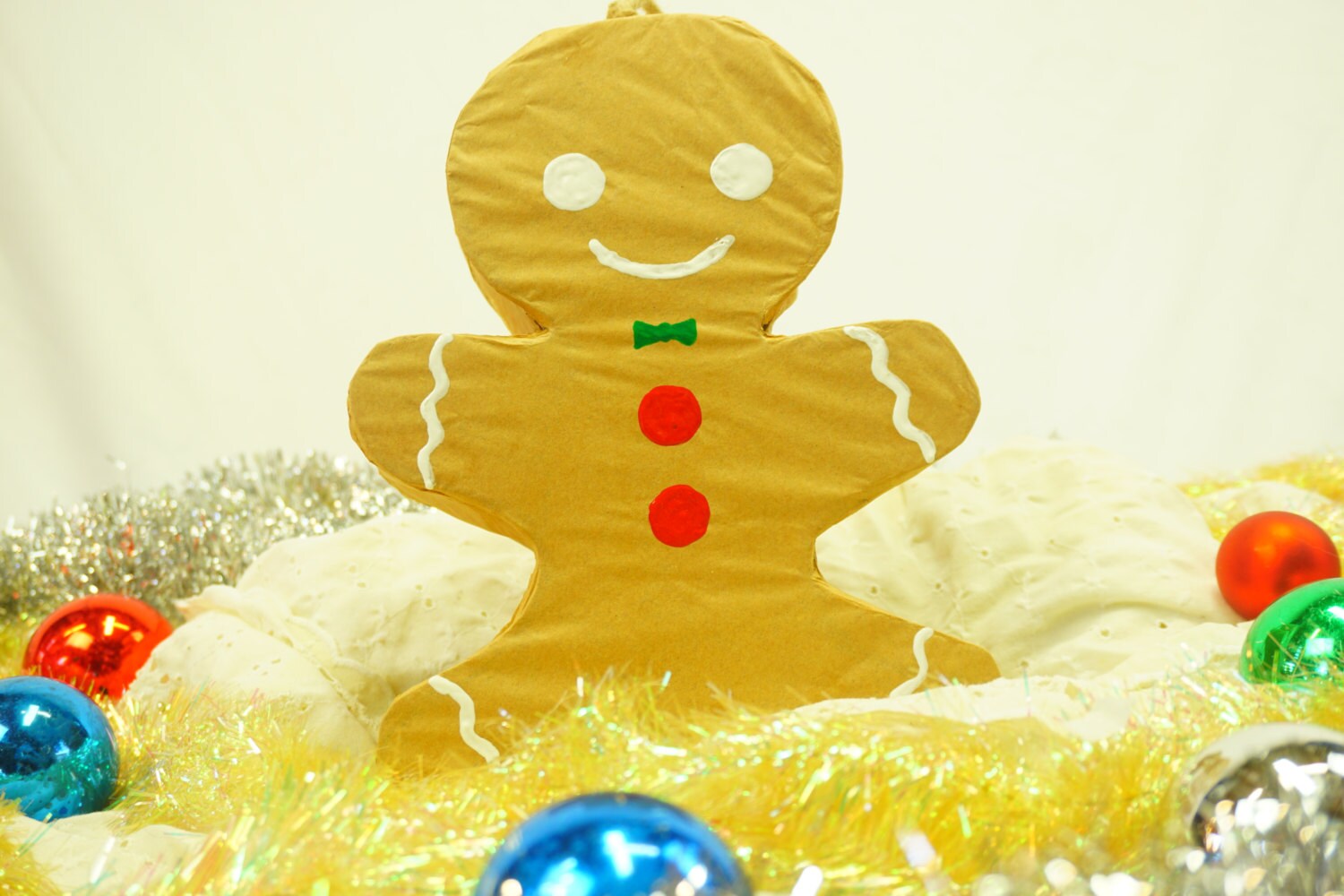 2D Pinata Christmas Gingerbread Man Fun Party Game Party - Etsy