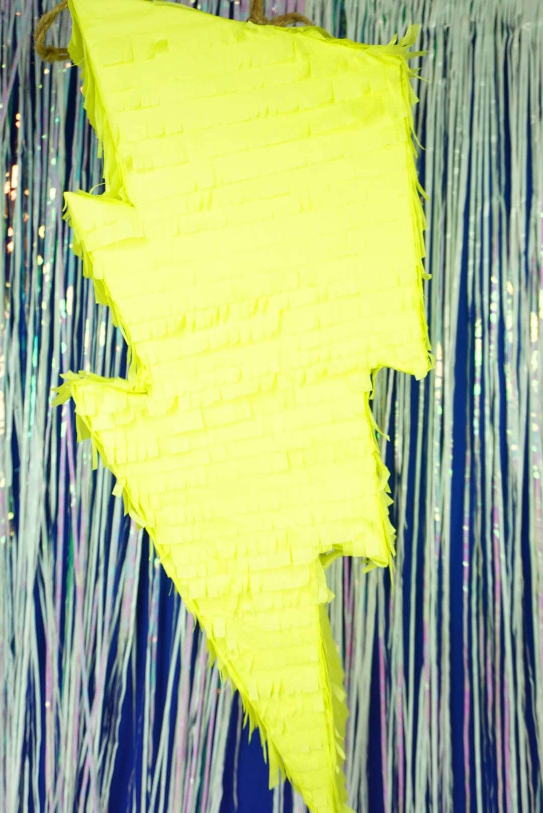 Custom Colored 2D Pinata High Voltage Lightning Bolt - Etsy