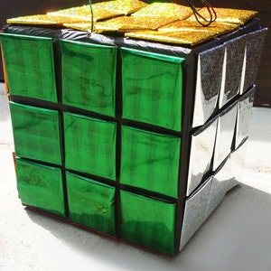 Holographic Jumbo Collectors Delux Rubix Cube Pinata | Puzzle Fan Gifts ...