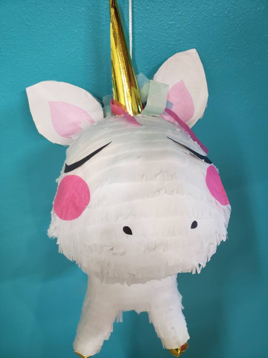 Rainbow Unicorn Pinata for Childrens Birthday Party - Etsy