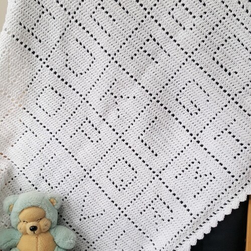 Alphabet Blanket Baby Blanket ABC Knit Knitting Pattern - Etsy