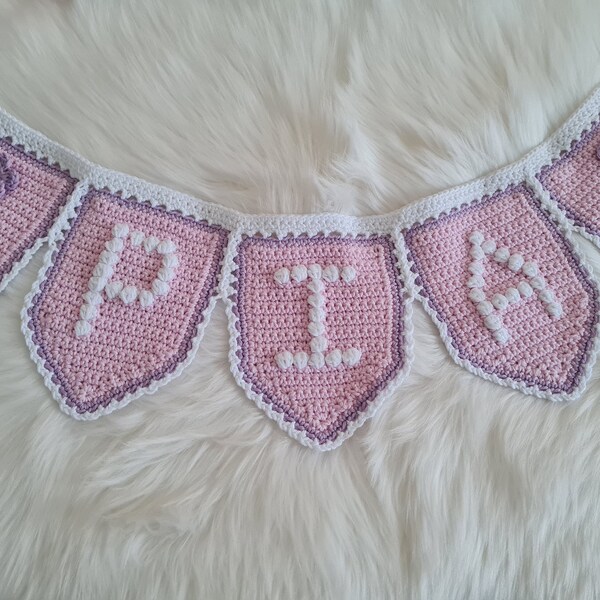 Crochet Name Bunting Pattern - Etsy