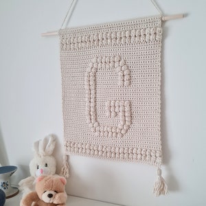 Crochet Pattern Letter G Wall Hanging, PDF, UK & US Terms No107 ...