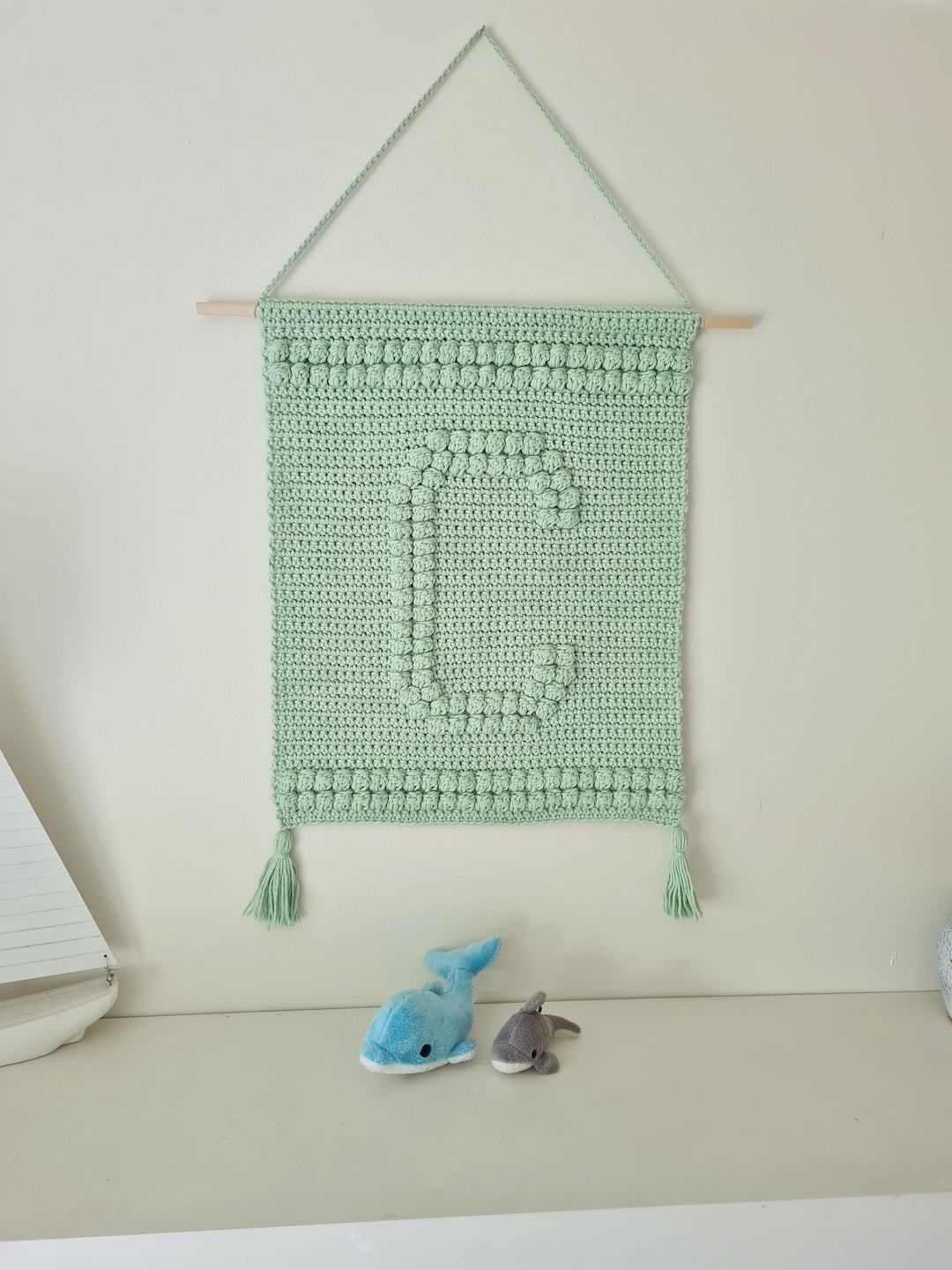 Crochet Pattern Letter C, Wallhanging PDF, UK & US Terms No103, Wall ...