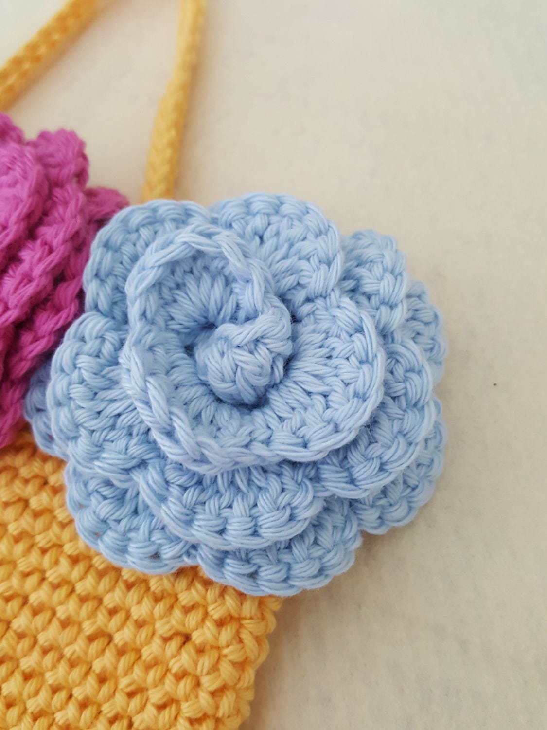 Crochet Bag Pattern Triple Rose Handbag Bag PDF Patt No27 Uk and Us ...