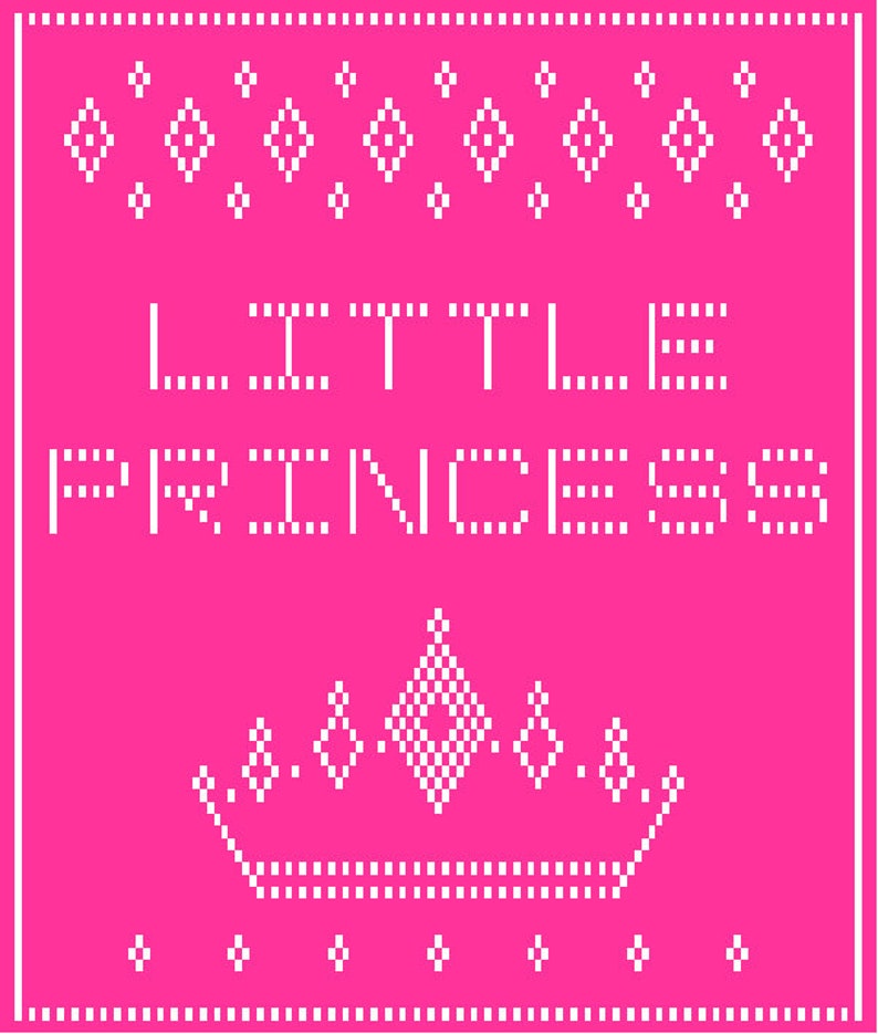 Crochet Blanket Pattern Little Princess Filet Blanket PDF Uk - Etsy UK