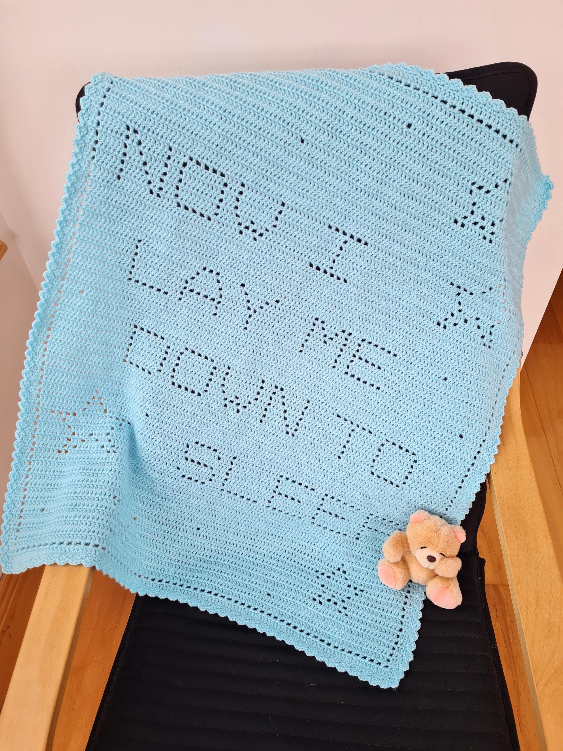 Crochet Blanket Pattern Now I Lay Me Down to Sleep Filet Blanket PDF ...