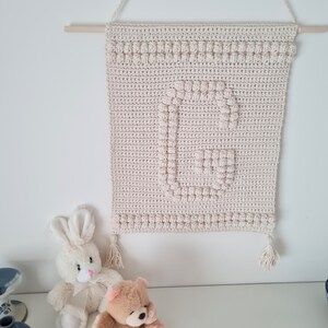 Crochet Pattern Letter G Wall Hanging, PDF, UK & US Terms No107 ...
