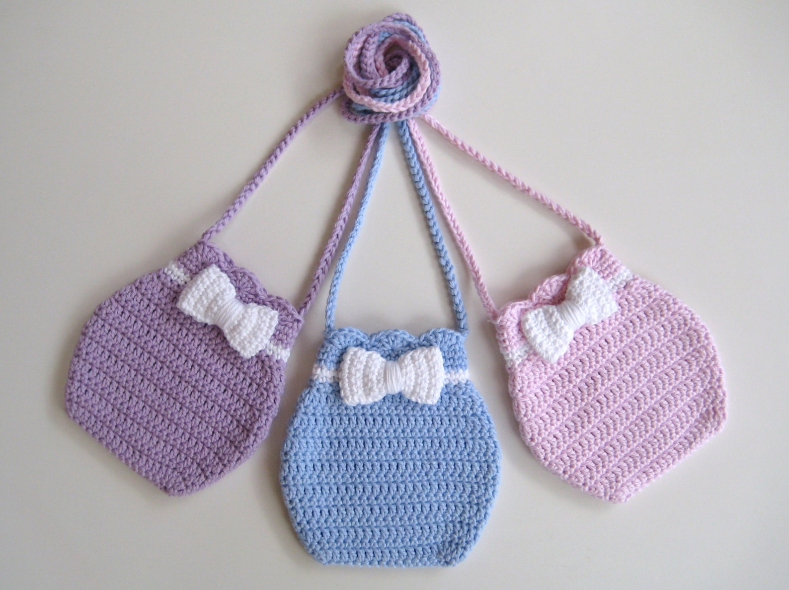 Crochet Bag Pattern Bow Purse Bag INSTANT DOWNLOAD Pdf - Etsy