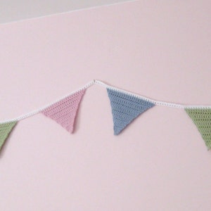 Crochet Pattern Flags Triangle Bunting Garland INSTANT DOWNLOAD PDF ...
