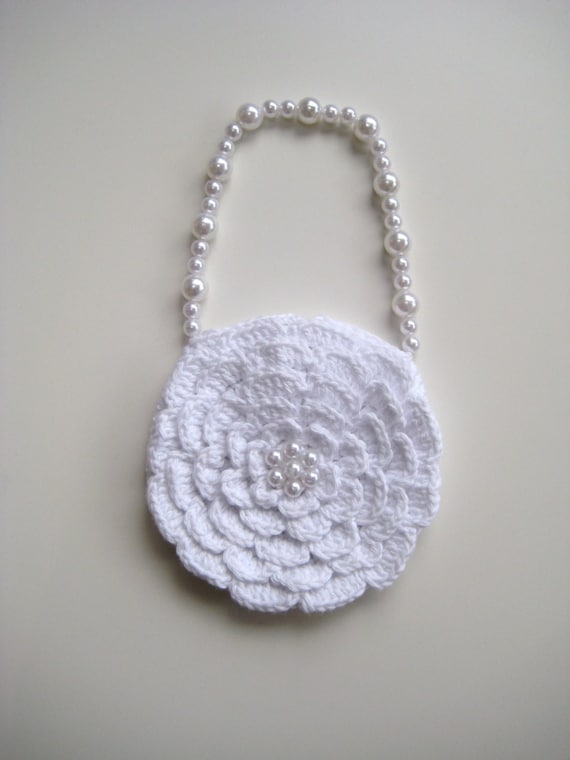 Crochet Bag Pattern Rose Purse Bag INSTANT DOWNLOAD Pdf Girl | Etsy