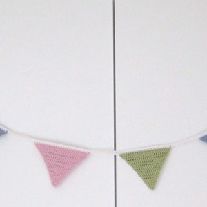 Crochet Pattern Flags Triangle Bunting Garland INSTANT DOWNLOAD PDF ...