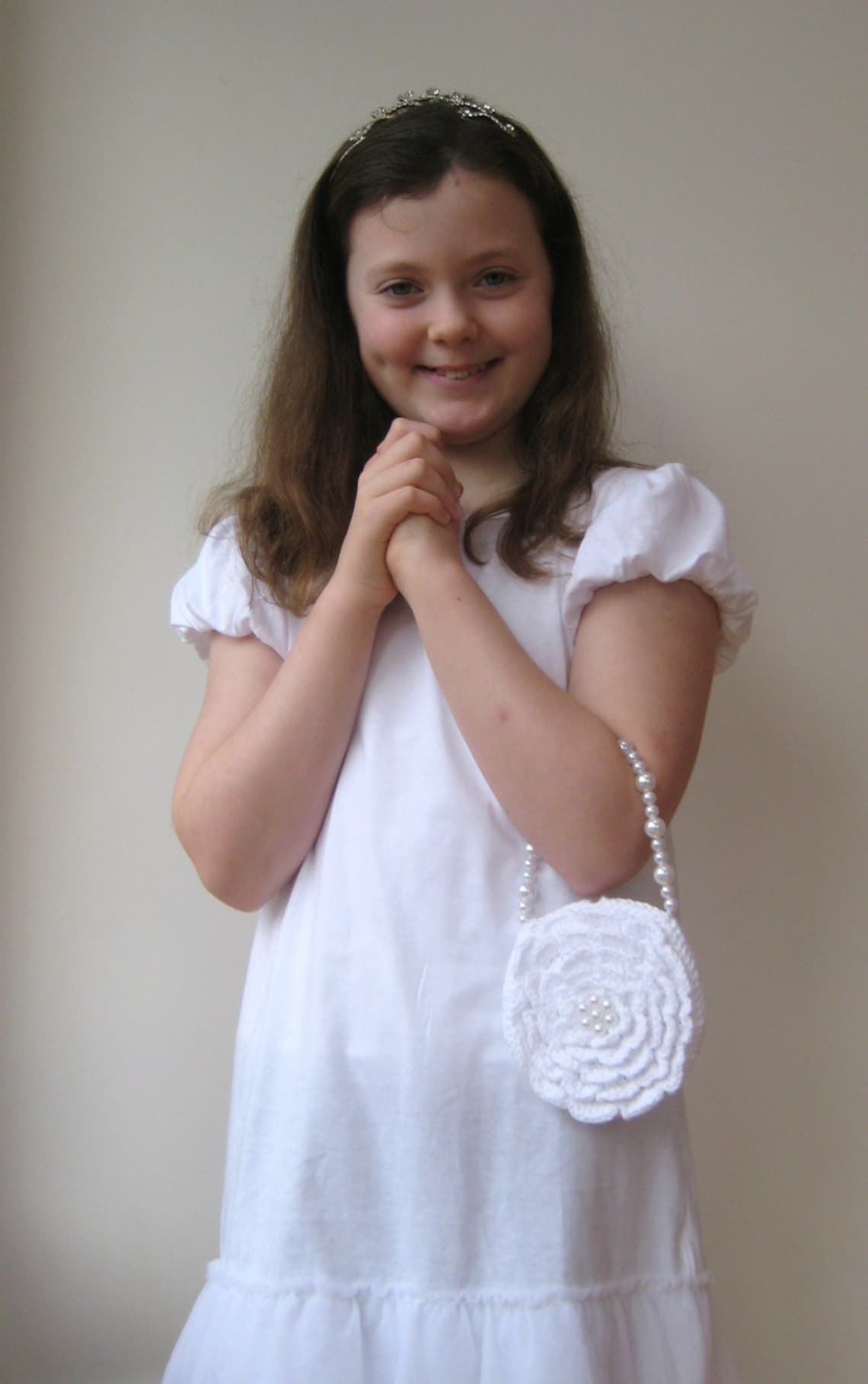 Crochet Bag Pattern Rose Purse Bag INSTANT DOWNLOAD Pdf Girl | Etsy