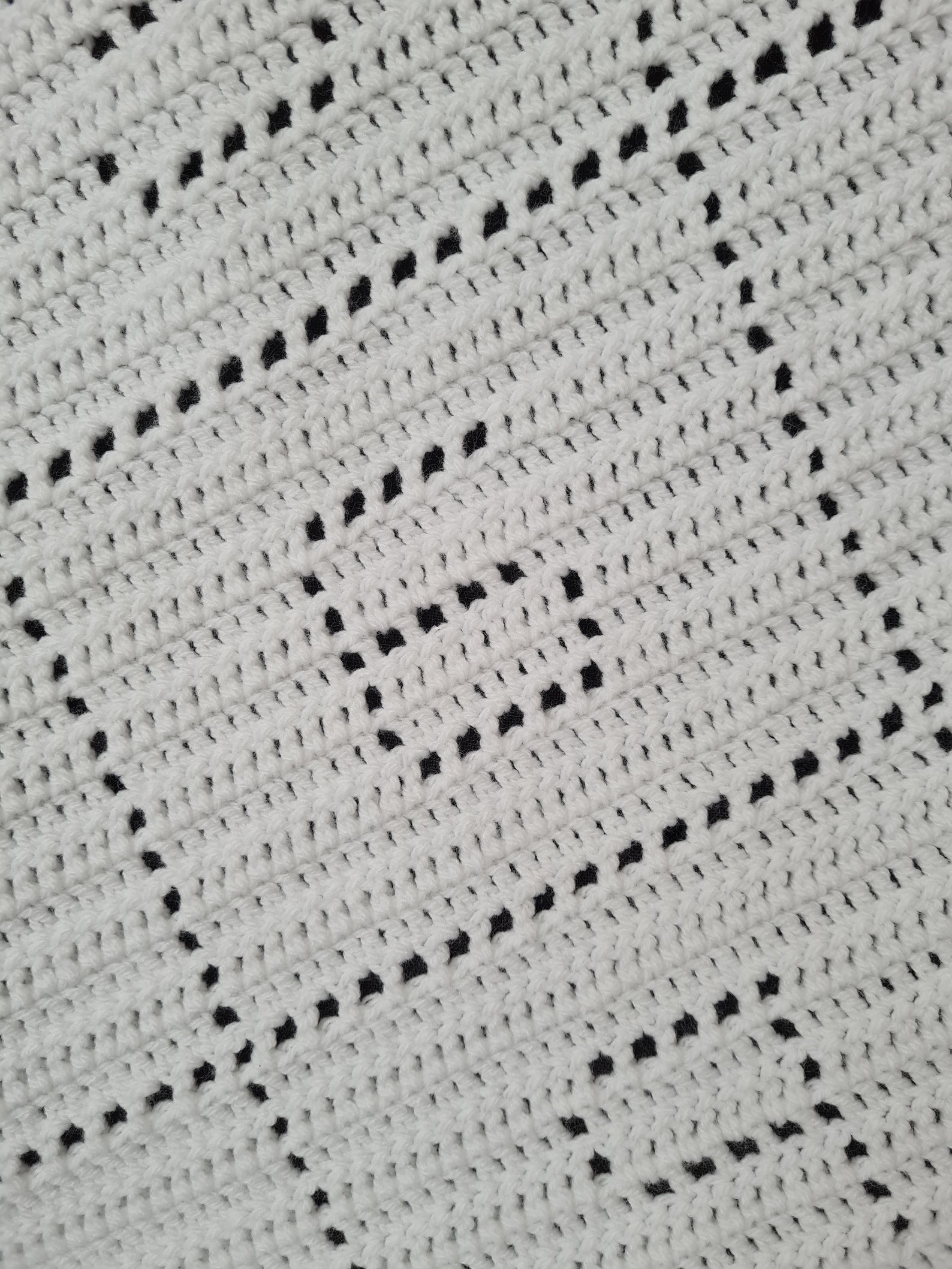 Crochet Blanket Pattern Numbers 1-10 Filet Blanket PDF, UK & US Crochet ...