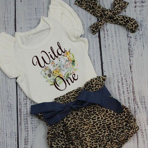 Wild One Birthday Girl Outfit. - Etsy