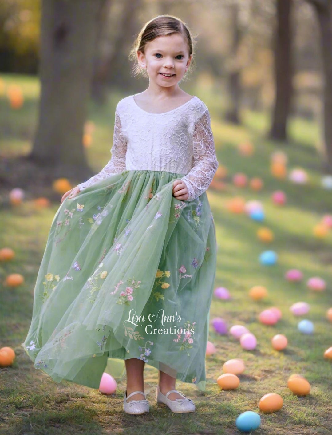 Girls Easter Dress Sage Easter Dresses Toddler Easter Dress for Little ...