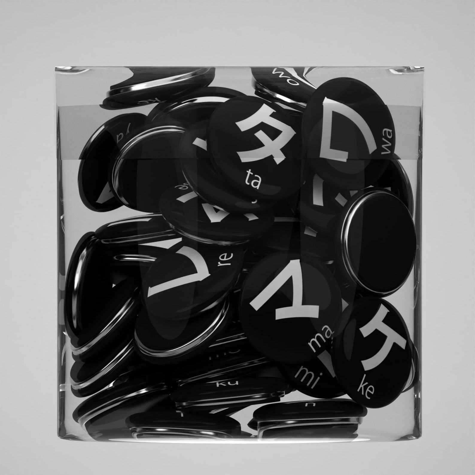 Hiragana & Katakana Magnet Sets for Japanese Learning 46 | Etsy