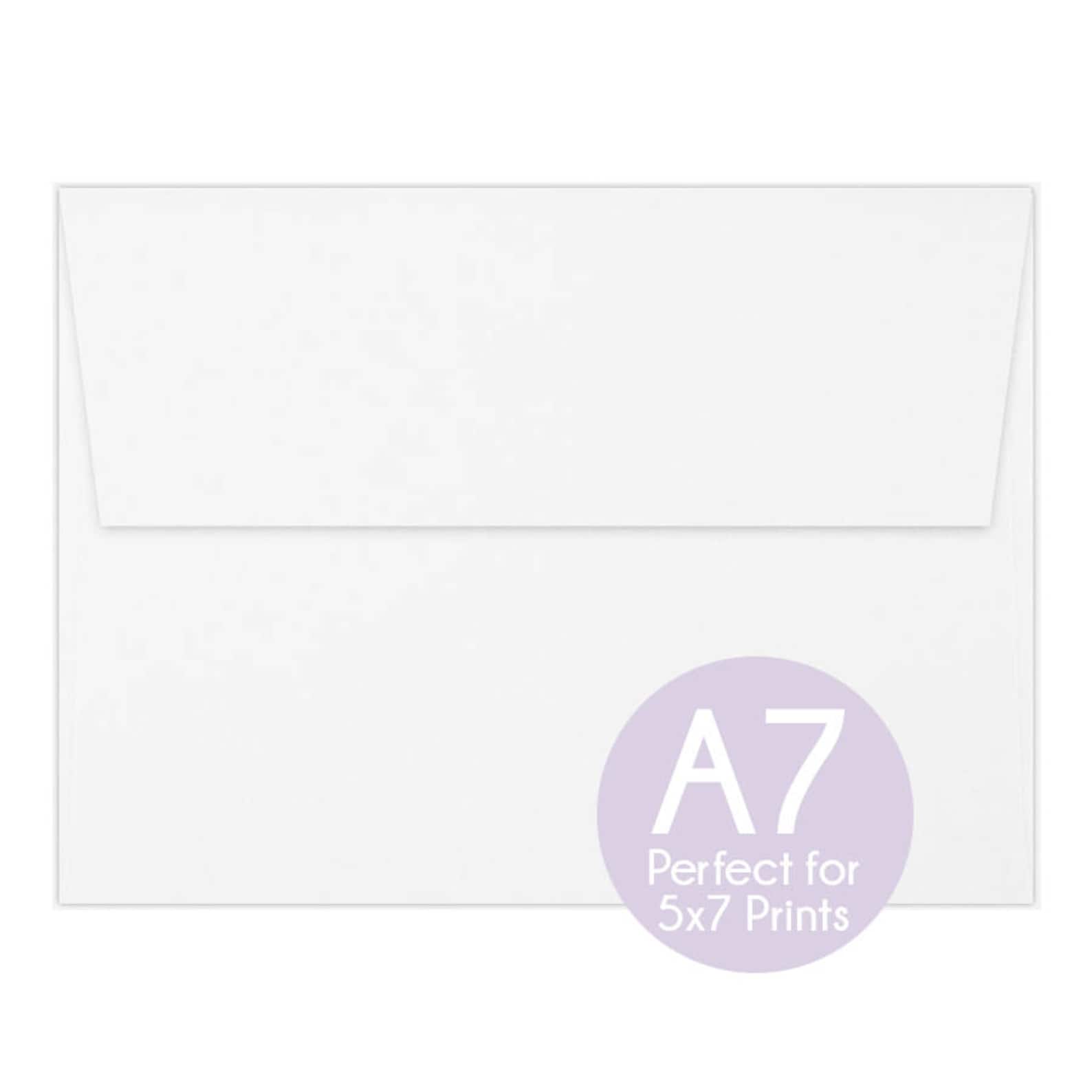 White - A7 Envelopes - White 5x7 Invitation Envelopes, Perfect for 5x7 ...