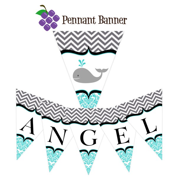 Chevron Pennant - Etsy