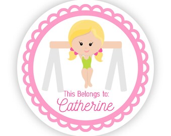 Gym Name Tag Label | Etsy