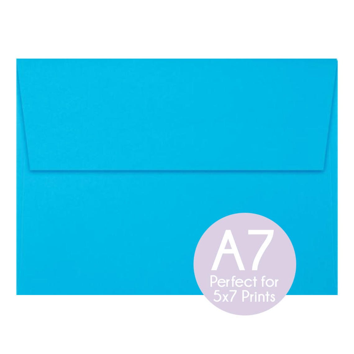 Bright Aqua Blue A7 5x7 Envelopes 5x7 Invitation - Etsy