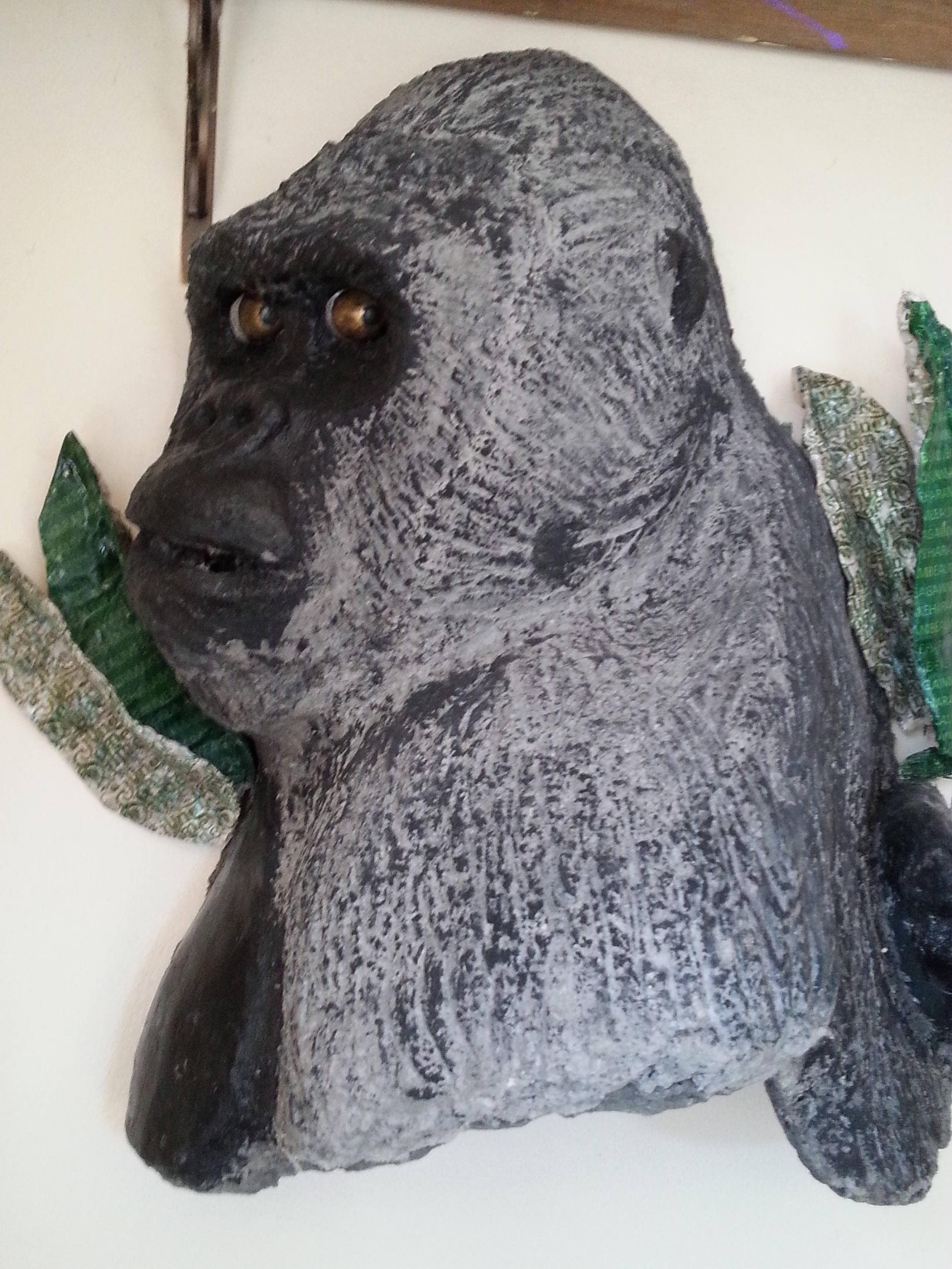 Life Size Gorilla, Paper-crete Sculpture of Harambe papercrete is ...
