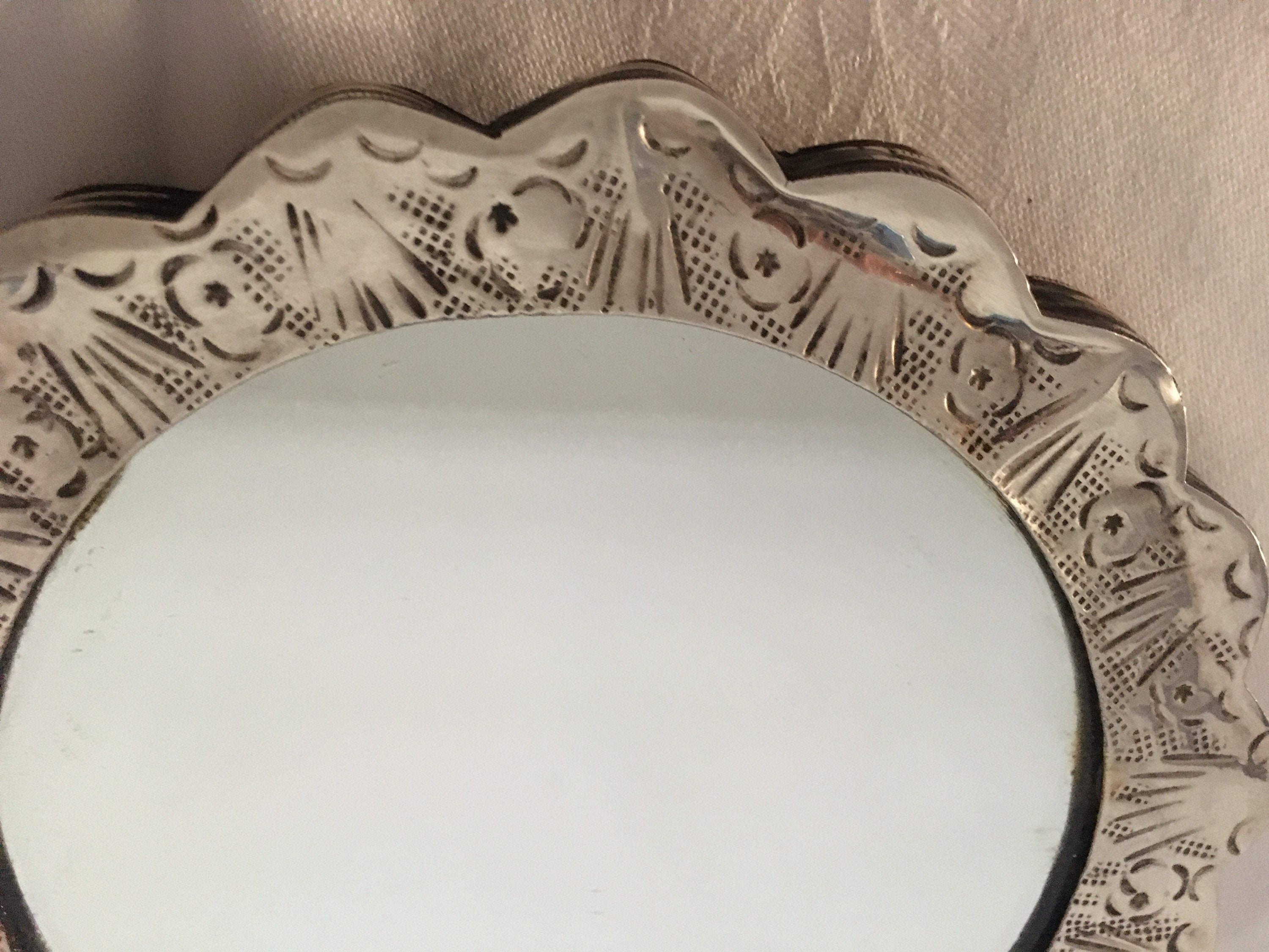 Turkish Wedding Mirror Silver - Etsy