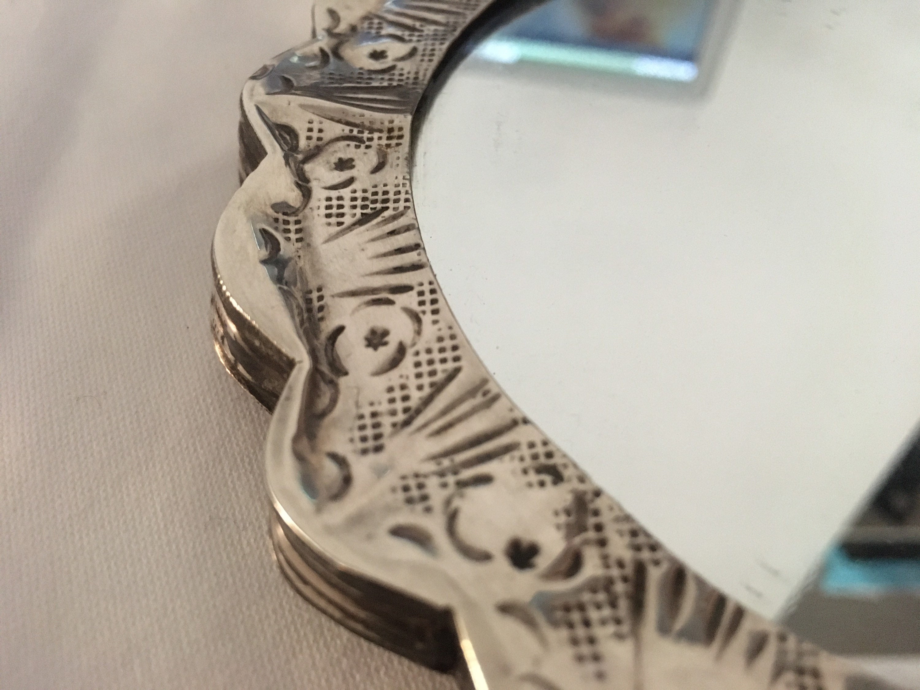 Turkish Wedding Mirror Silver - Etsy