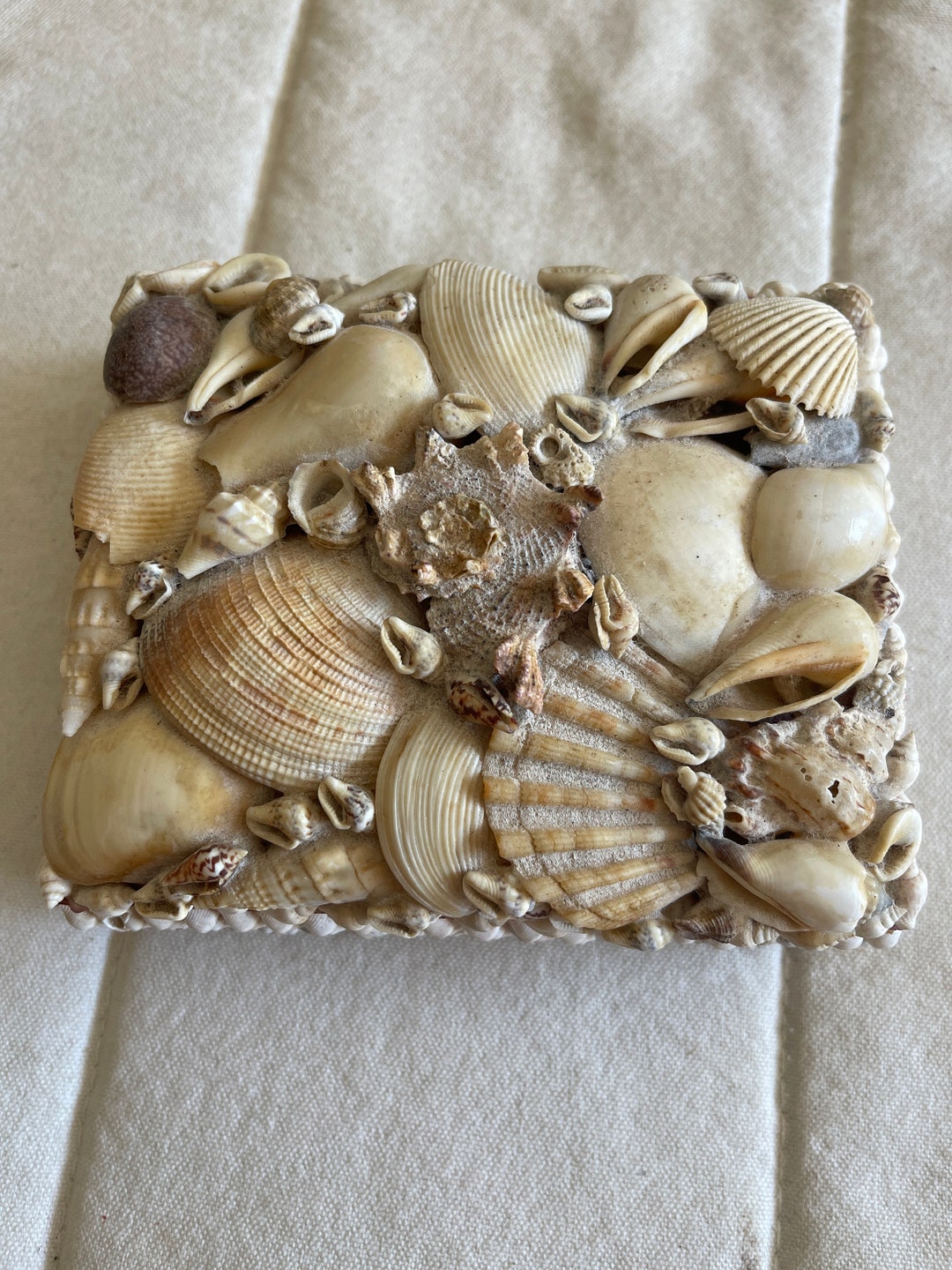 Handcrafted Vintage Shell Box - Etsy