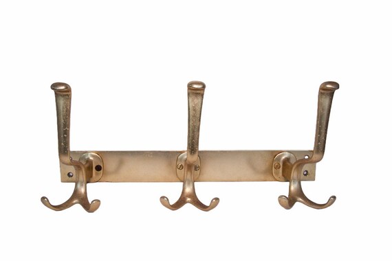 Shapely Wall Wardrobe Wardrobe Coat Rack Made of Brassy - Etsy