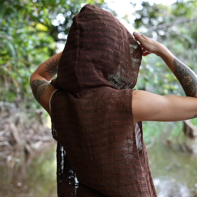 Asymmetric Hooded Vest: Boho Festival Elven Gilet - Etsy