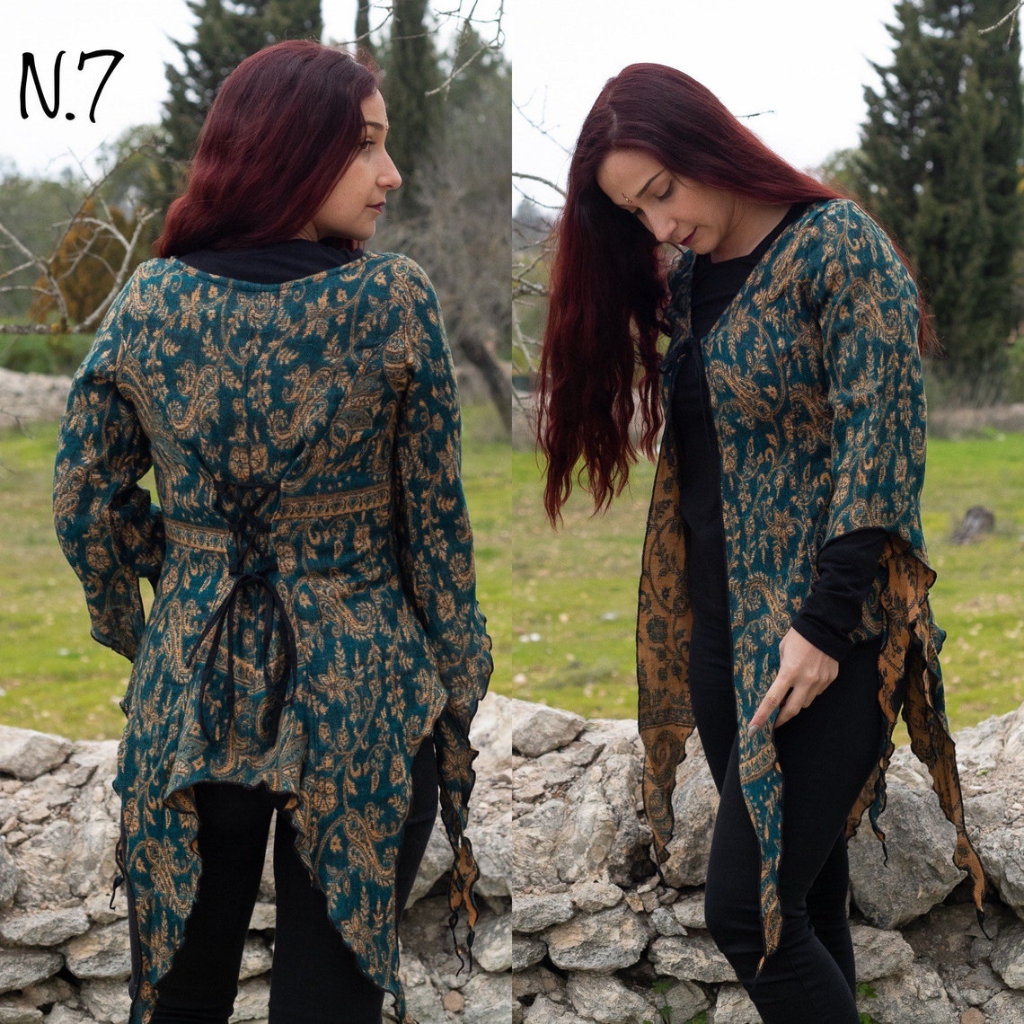 Fairy Pixie Jacket Elfic Pointy Coat Festival Clothing - Etsy